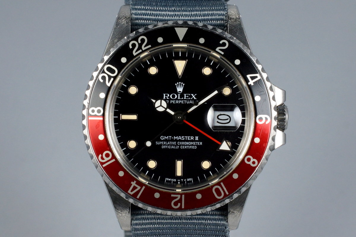 HQ Milton - 1988 Rolex Fat Lady GMT II 16760, Inventory #5771, For Sale